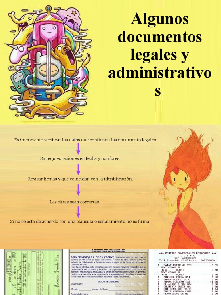 Algunos Documentos Legales y Administrativos | PDF | Pagos | Derecho y economía