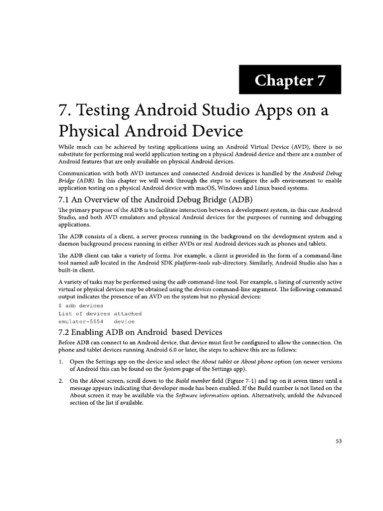 3 - Testing On Physical Android Device | PDF