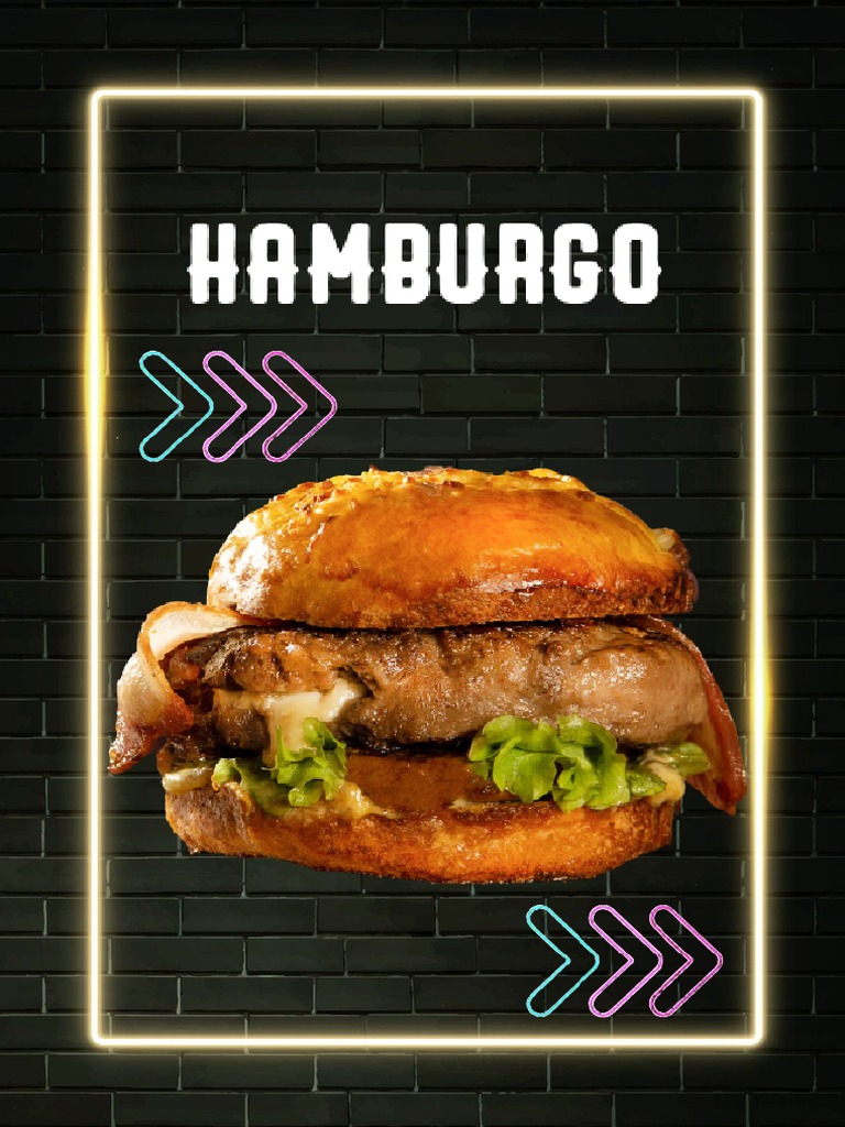 Menú de Hamburguesas y Más | PDF | Hamburguesas | Salchicha