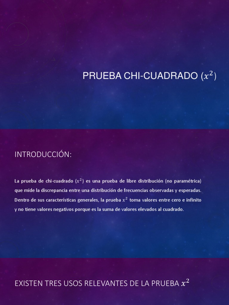 Prueba Chi-Cuadrado | PDF