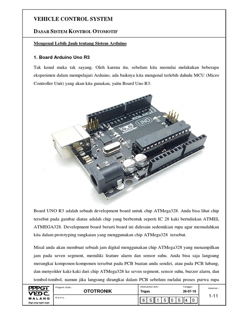 08 - 65150540 - Pengenalan Mikrokontroler - Arduino | PDF