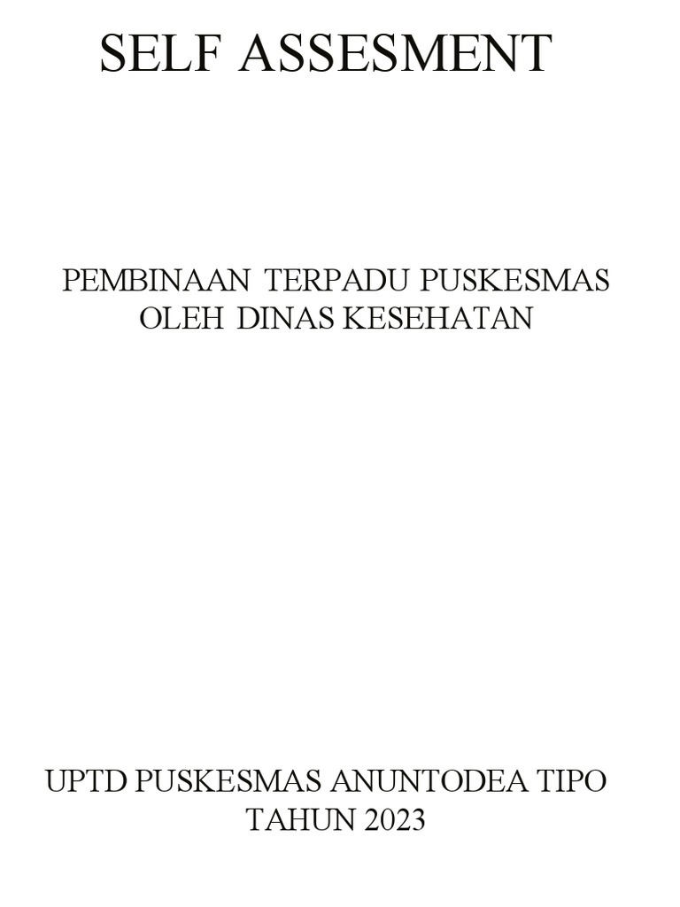 SA Pedoman Pembinaan Terpadu TPCB Pusk. Anuntodea Tipo Januari 2023 | PDF