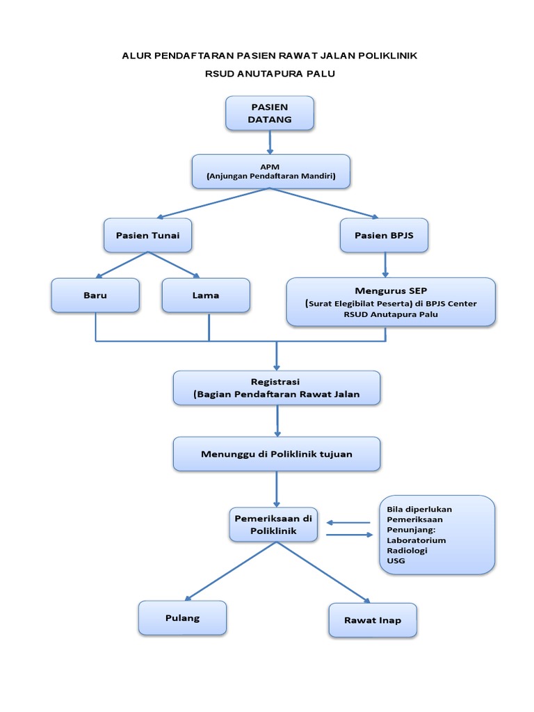 Alur Pendaftaran Pasien Rawat Jalan Poliklinik | PDF
