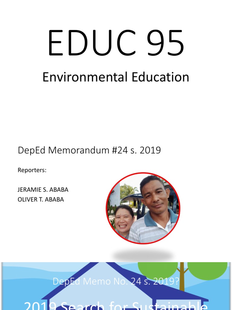 DepEd's Call for Eco-Friendly Schools: Promoting Sustainability Through ...