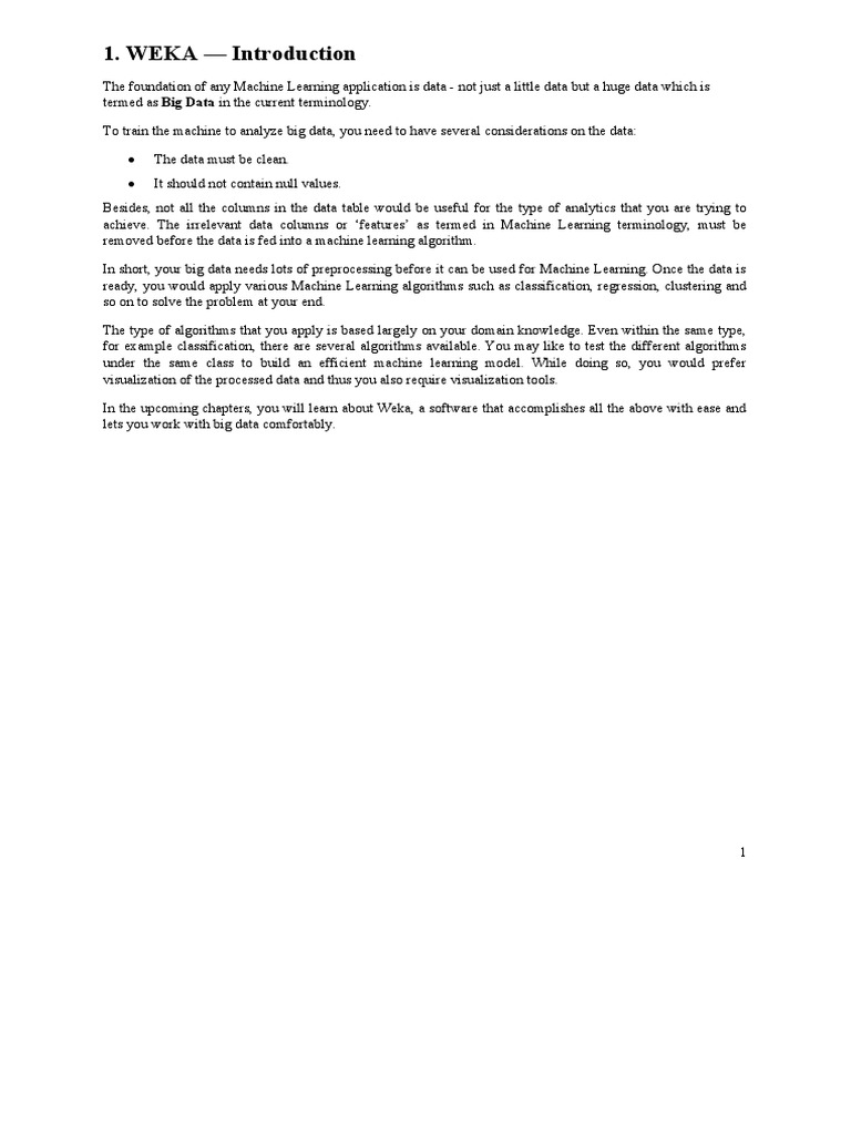 Data Mining (WEKA) en | PDF | Machine Learning | Cluster Analysis