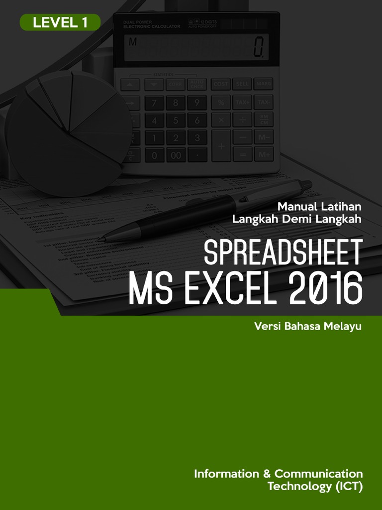 Spreadsheet (MsExcel2016) Level1EN | PDF | Microsoft Excel | Spreadsheet