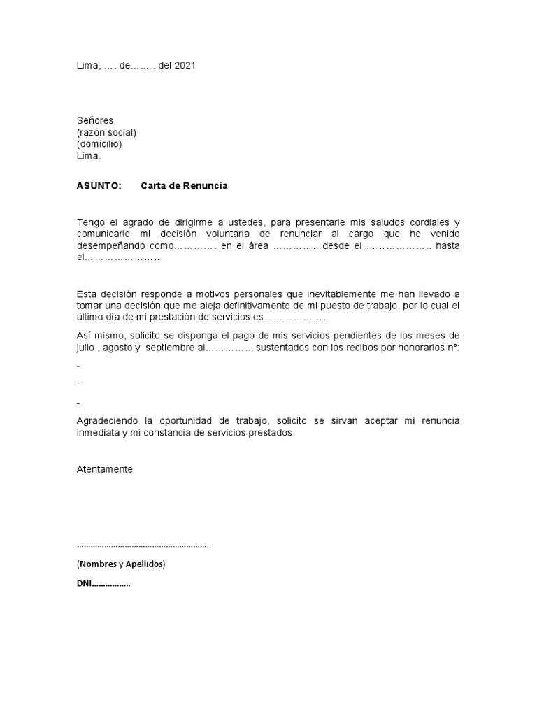 Modelo Prestacion de Servicios | PDF