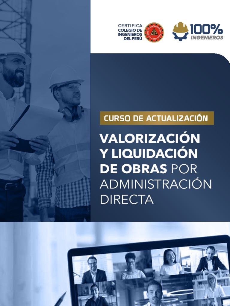 Valorización y Liquidación de Obras Por Administración Directa | PDF | Perú | Economias