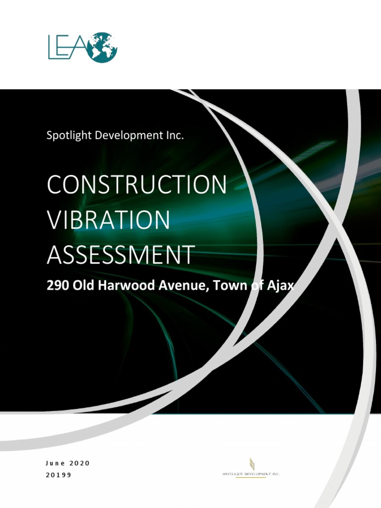 Construction Vibration Assessment | PDF | Frequency | Silt