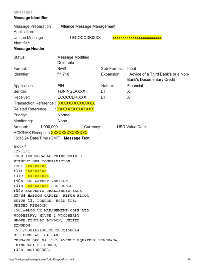 Bci03644au.001 - FBN | PDF | Letter Of Credit | Business