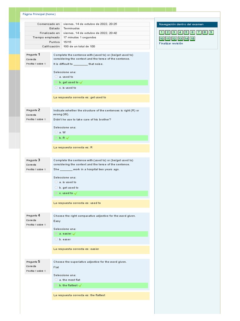 Assignment 5 Questionnaire U3 | PDF