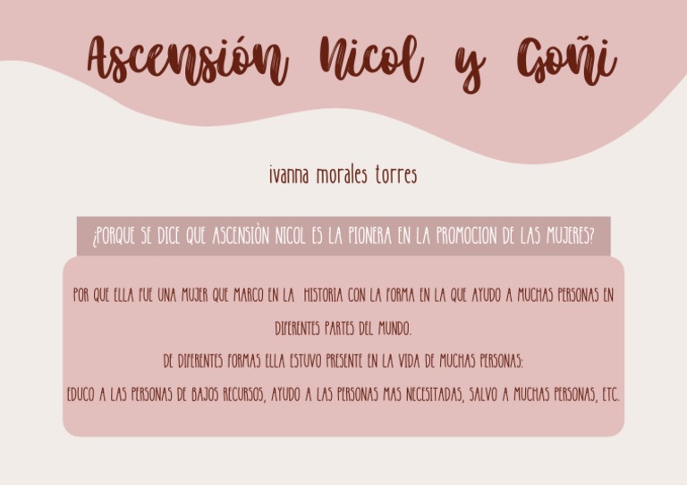 Ascensión Nicol y Goñi | PDF | Religión y espiritualidad