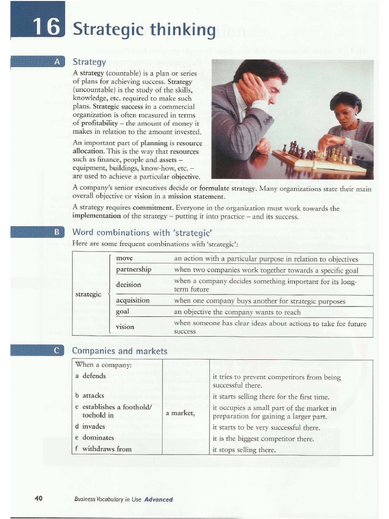 Strategic Thinking | PDF