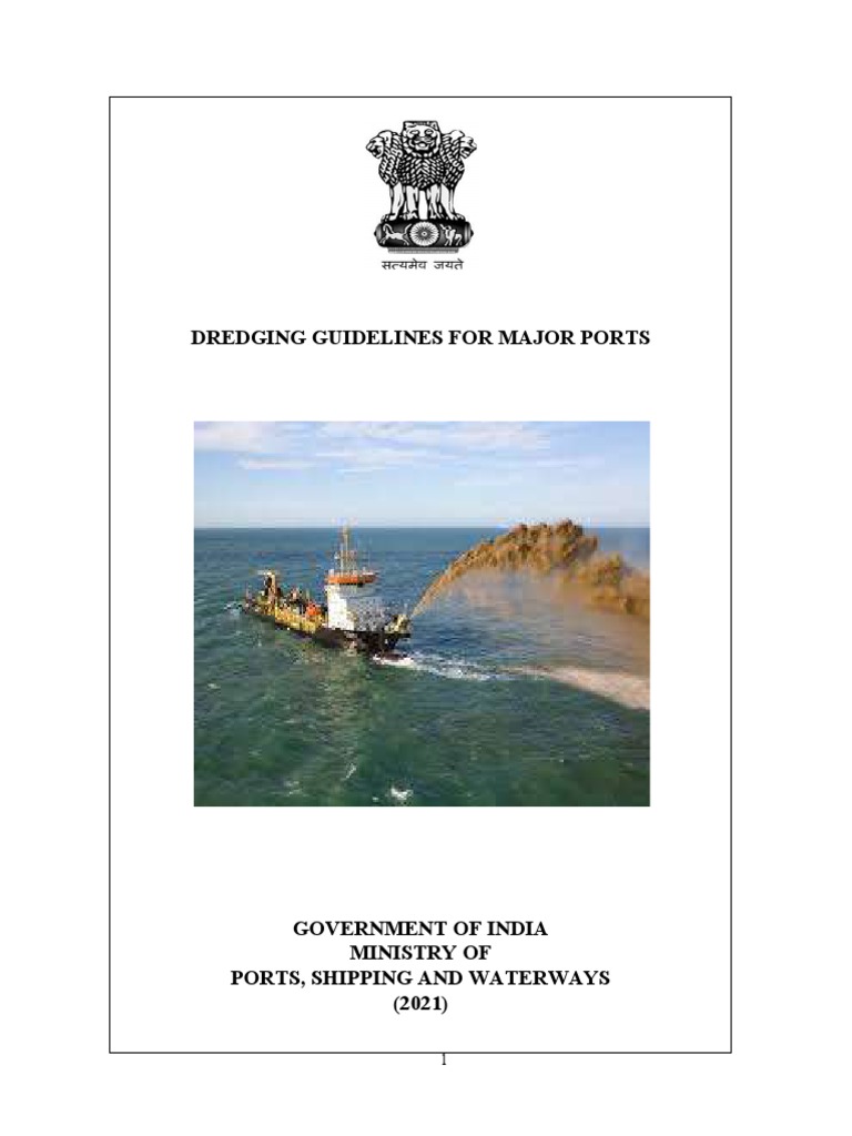 Major Ports Dredging Guidelines 2021 | PDF | Dredging | Surveying