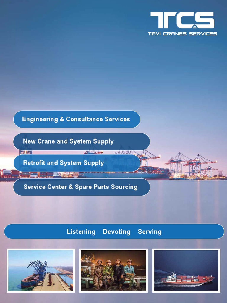 TCS Crane Engineering and Services | PDF | Supply Chain | Crane (Machine)