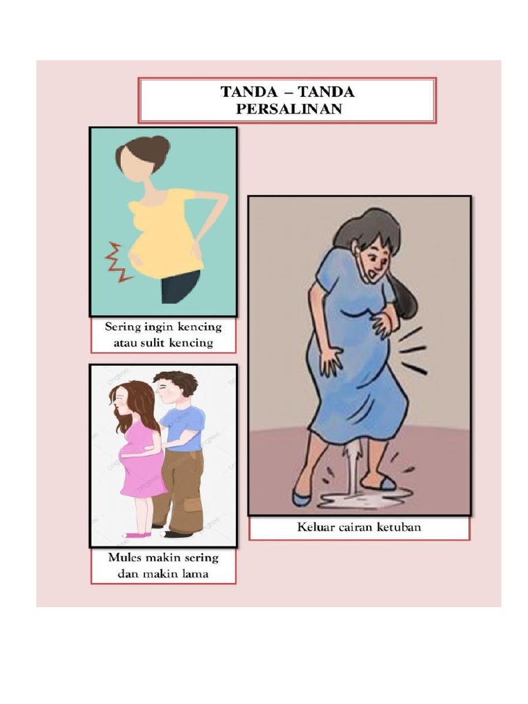 Tanda Tanda Persalinan | PDF