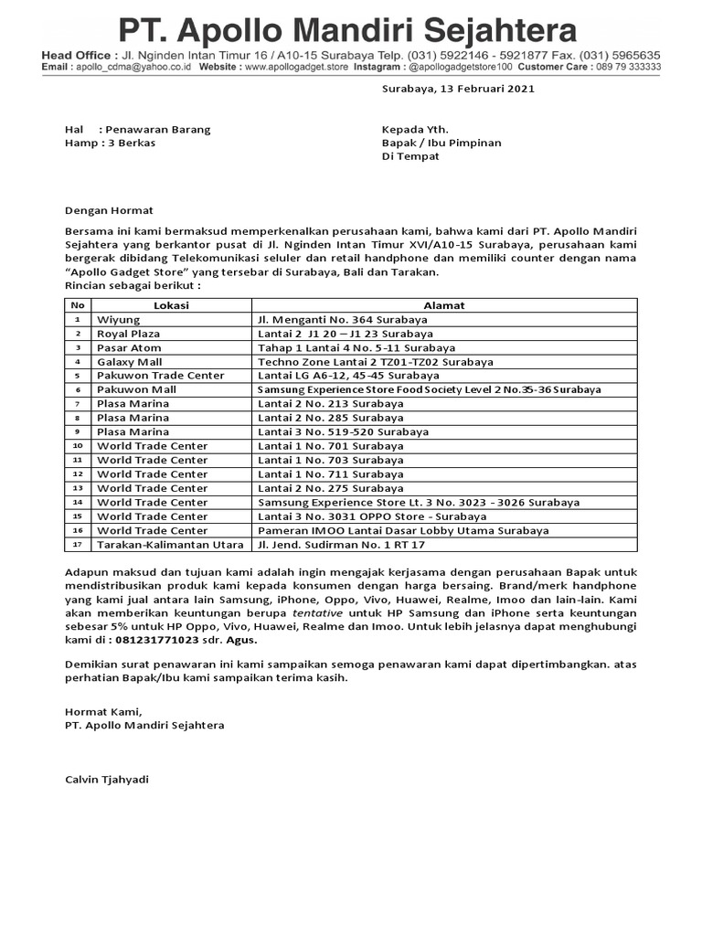 Proposal Handphone PDF (Agus) | PDF