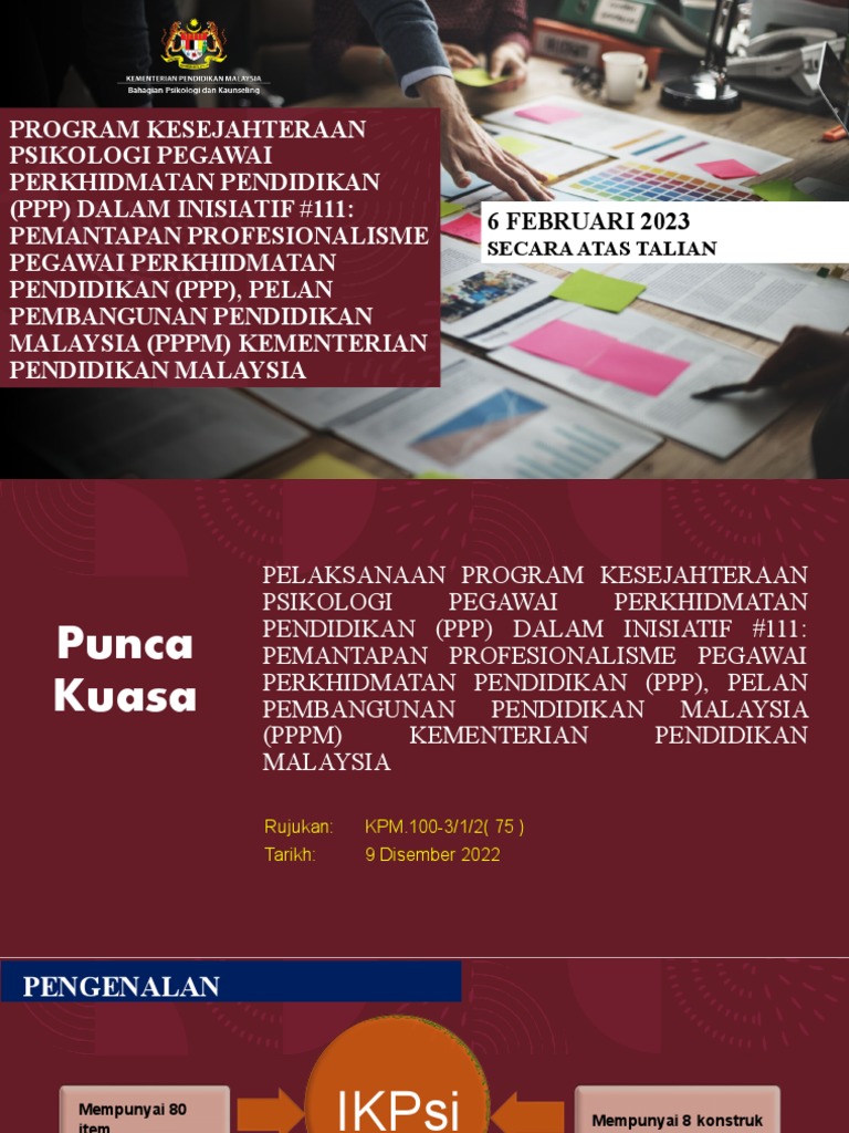 Taklimat PGB Ikpsi 2023 | PDF