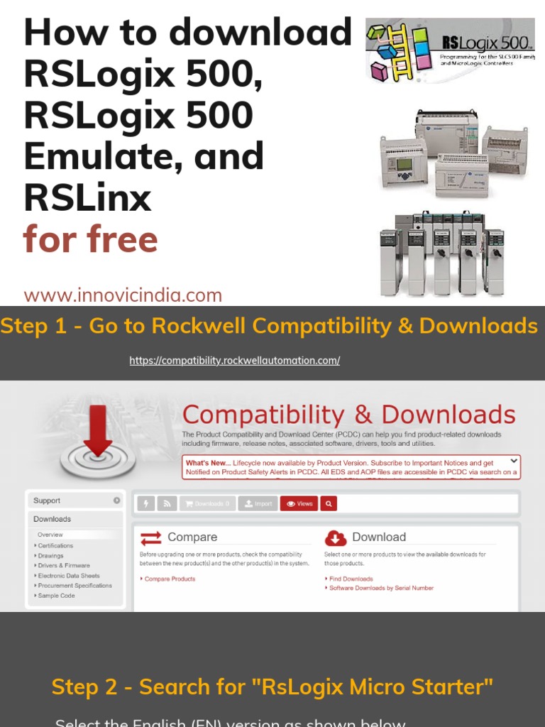 Free Download Guide for RSLogix 500 | PDF | Computers