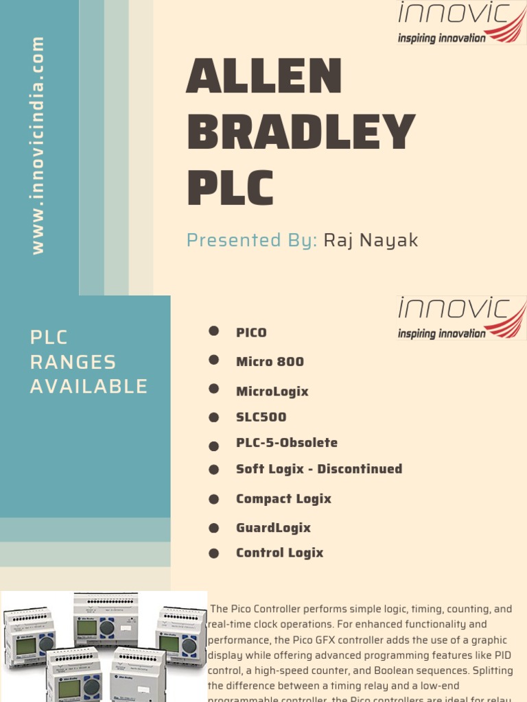 Allen Bradley PLC | Download Free PDF | Programmable Logic Controller | Input/Output