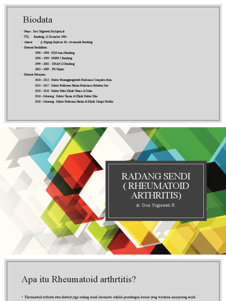 RADANG SENDI | PDF