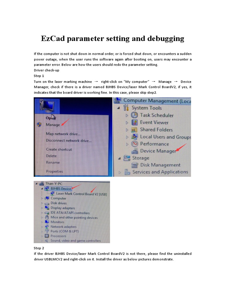 Ezcad Parameter and Debugging | PDF | Backup | Computer File