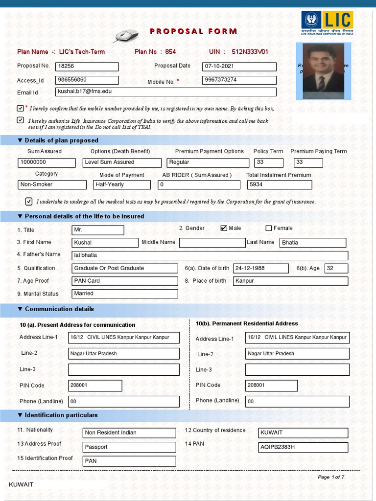 Forms | PDF | Insurance | Life Insurance
