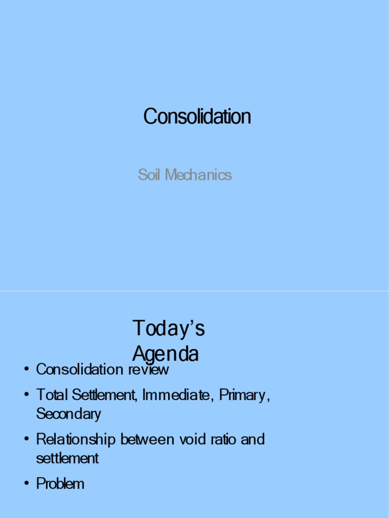 Soil Consolidation Mechanics Guide | PDF | Natural Materials ...