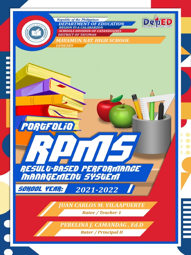 6 - Rpms Template by Deped Educational Charts and Poster | PDF ...