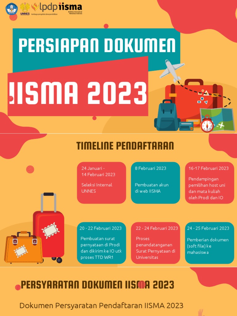 Persiapan Dokumen Pendaftaran IISMA 2023 | PDF