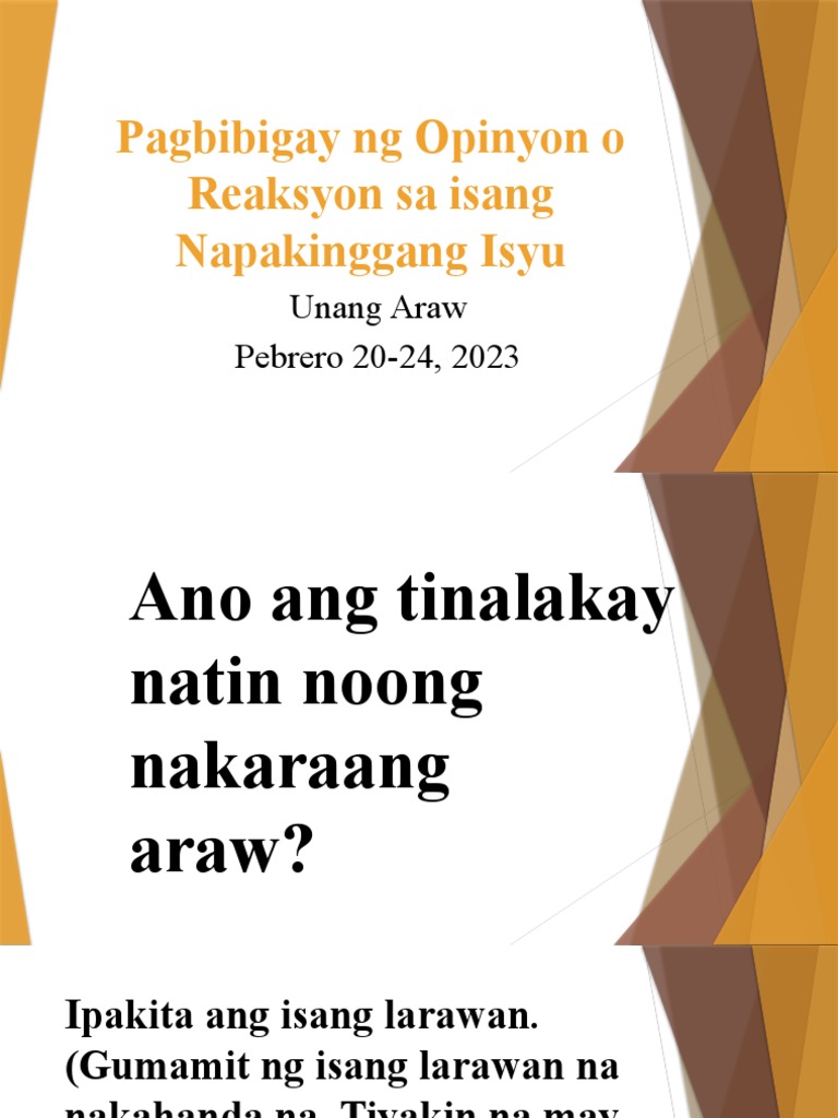 FIL Q3 Week2 PPT | PDF