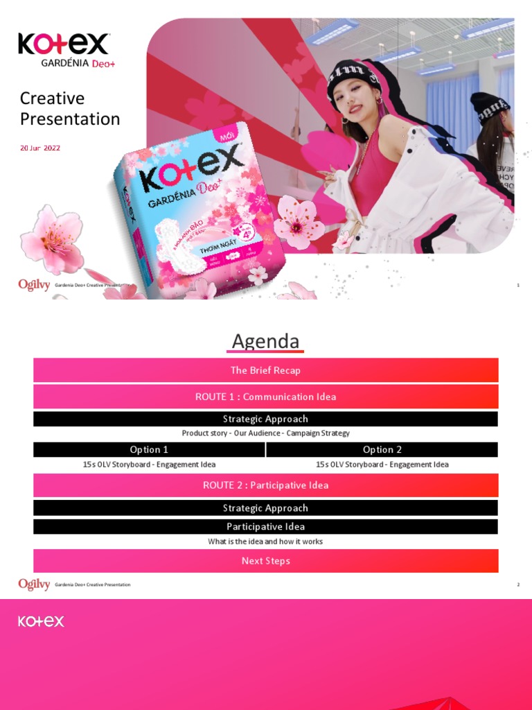 Kotex Hana - Creative Brief - Sample | PDF | Odor | Brand