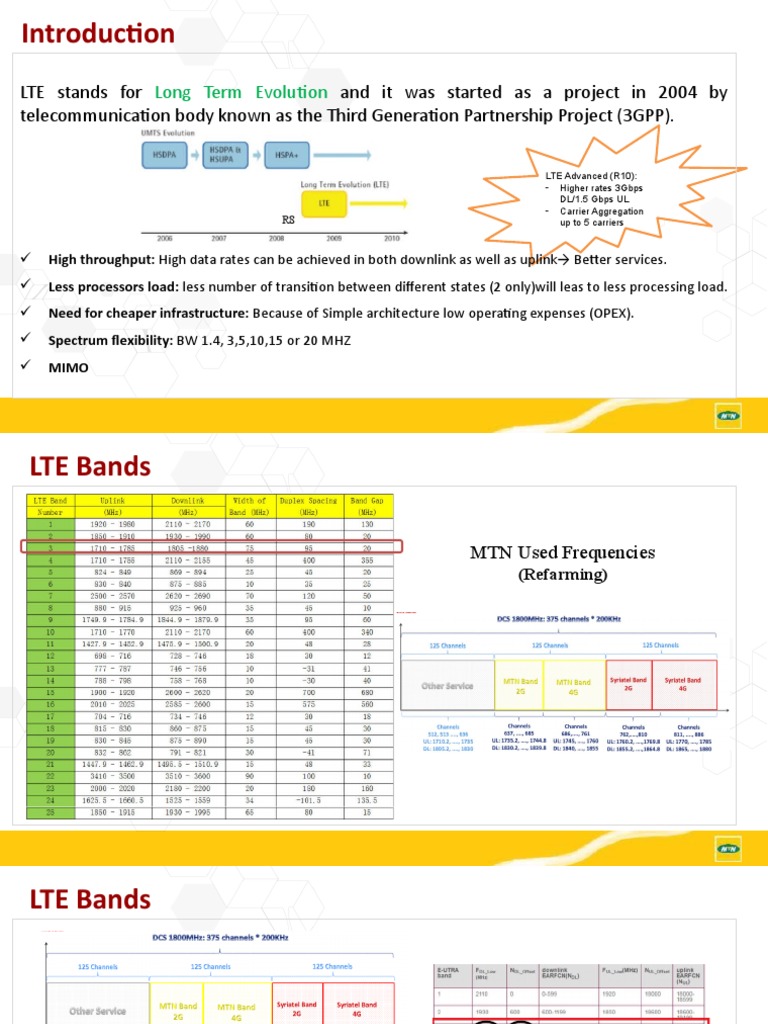 Radio Training LTE2 | PDF | Mimo | Orthogonal Frequency Division Multiplexing