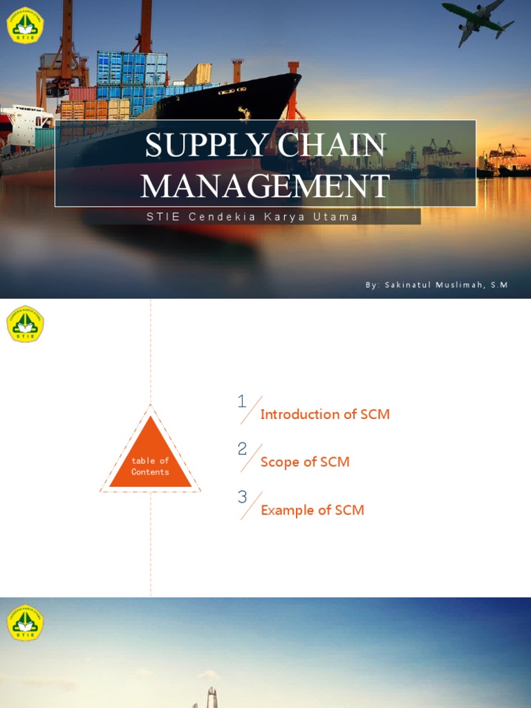 Introduction of Supply Chain Management | PDF | Bisnis