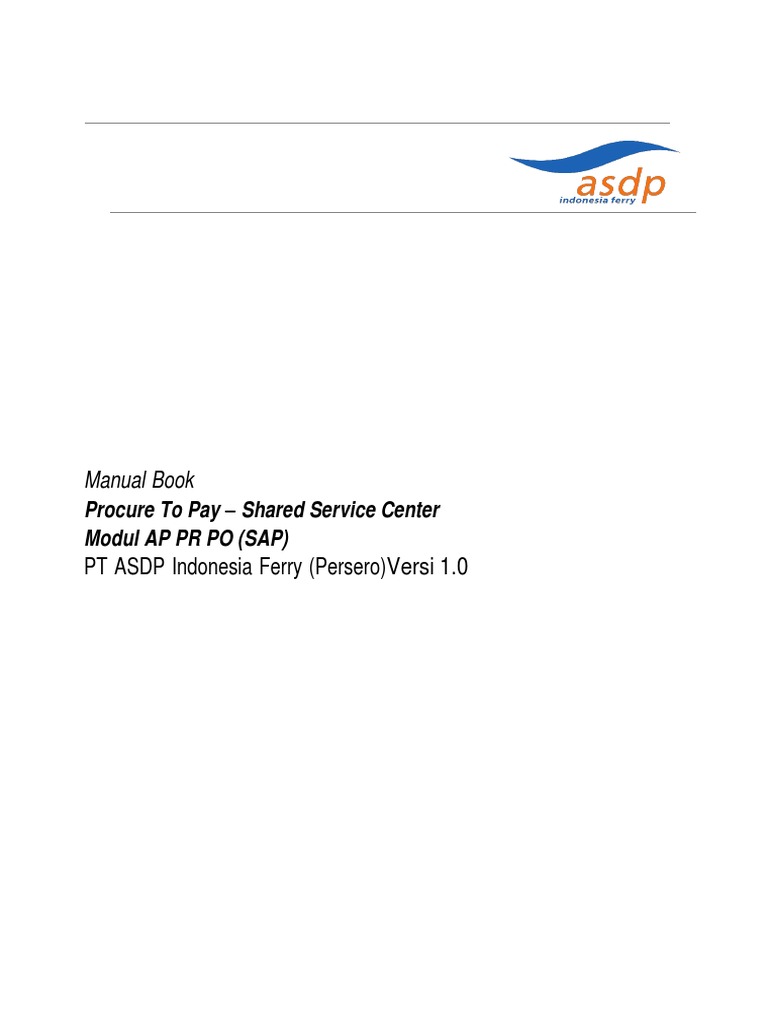 Manual Book P2P-SSC (AP PR PO) | PDF