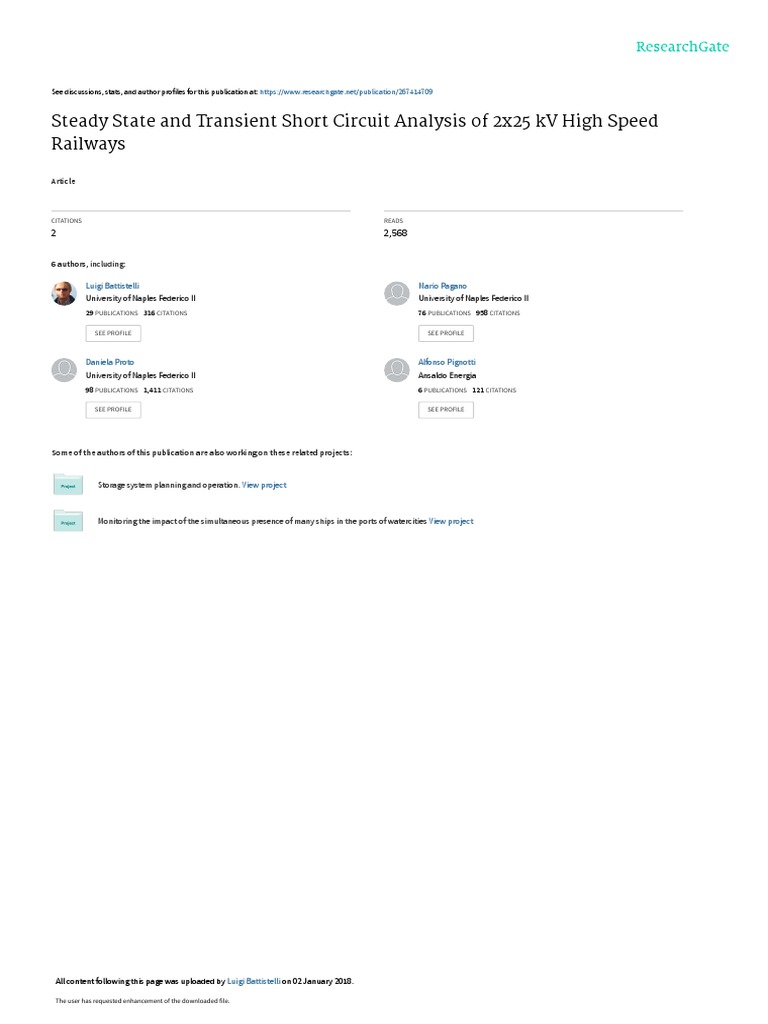 Steady State and Transient Short Circuit Analysis | PDF | Electrical ...