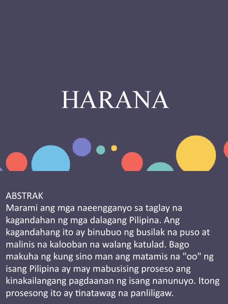 HARANA Presentation | PDF