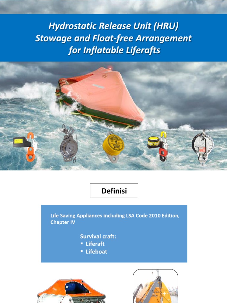 An Overview of Hydrostatic Release Unit (HRU) Stowage and Float-Free ...