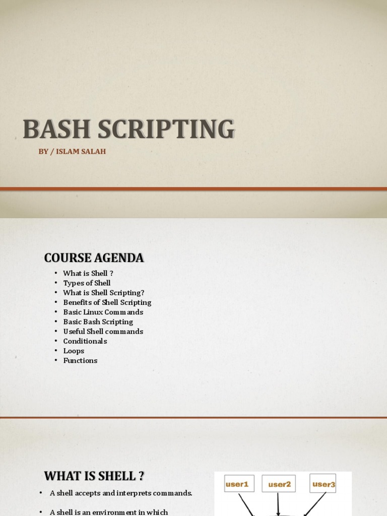 Bash Scripting Notes | Download Free PDF | Computing | Computer Engineering Bash Scripting Notes | Download Free PDF | Computing | Computer Engineering