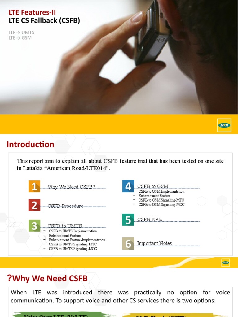 CSFB | PDF | Lte (Telecommunication) | Gsm
