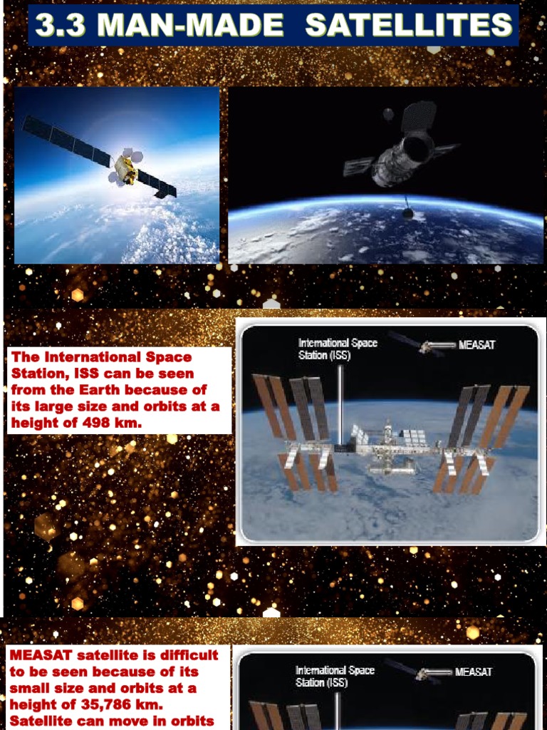 3.3 Man Made Satellite BI | PDF