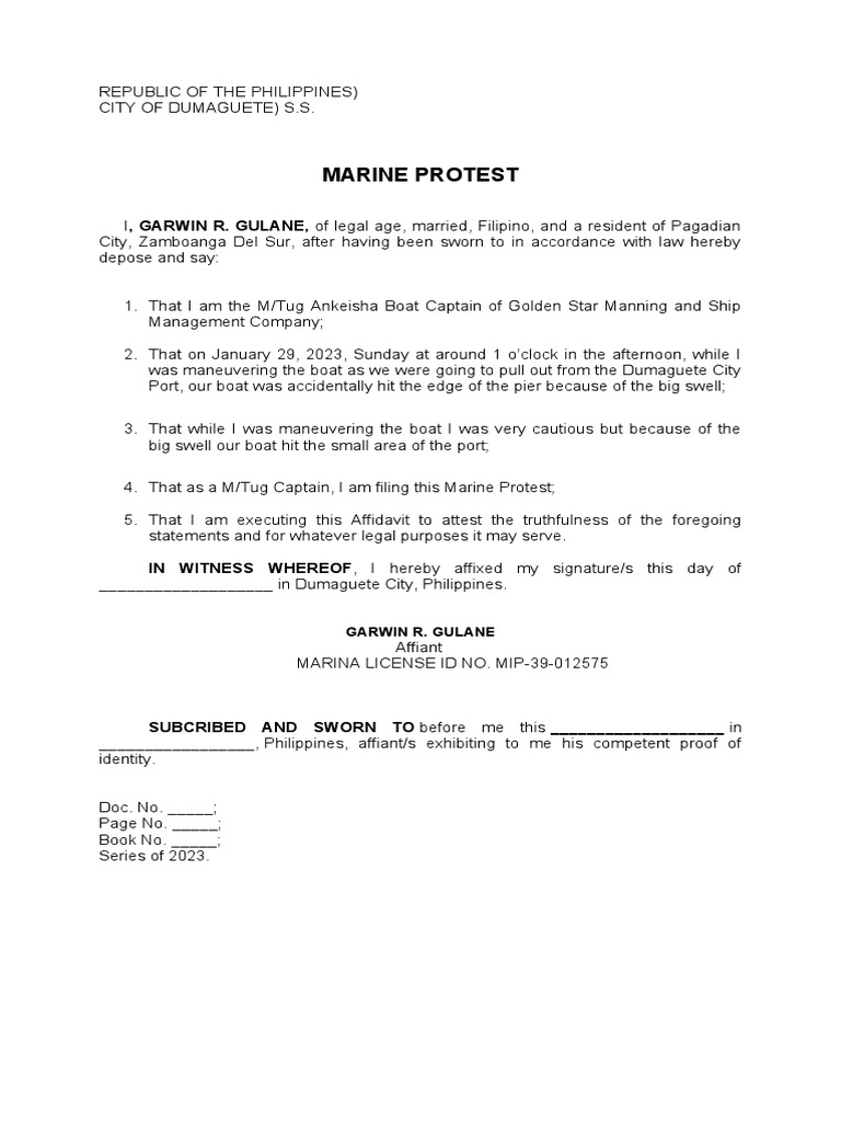 Marine Protest | PDF