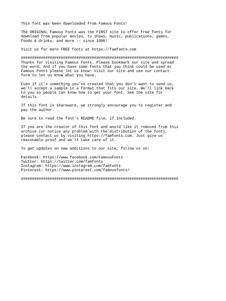 Famous Fonts | PDF | Language Arts & Discipline