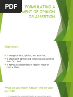Types of Assertion | PDF | Human Communication | Psychology