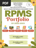 RPMS-Portfolio 2022-2023 | PDF | Educational Assessment | Learning