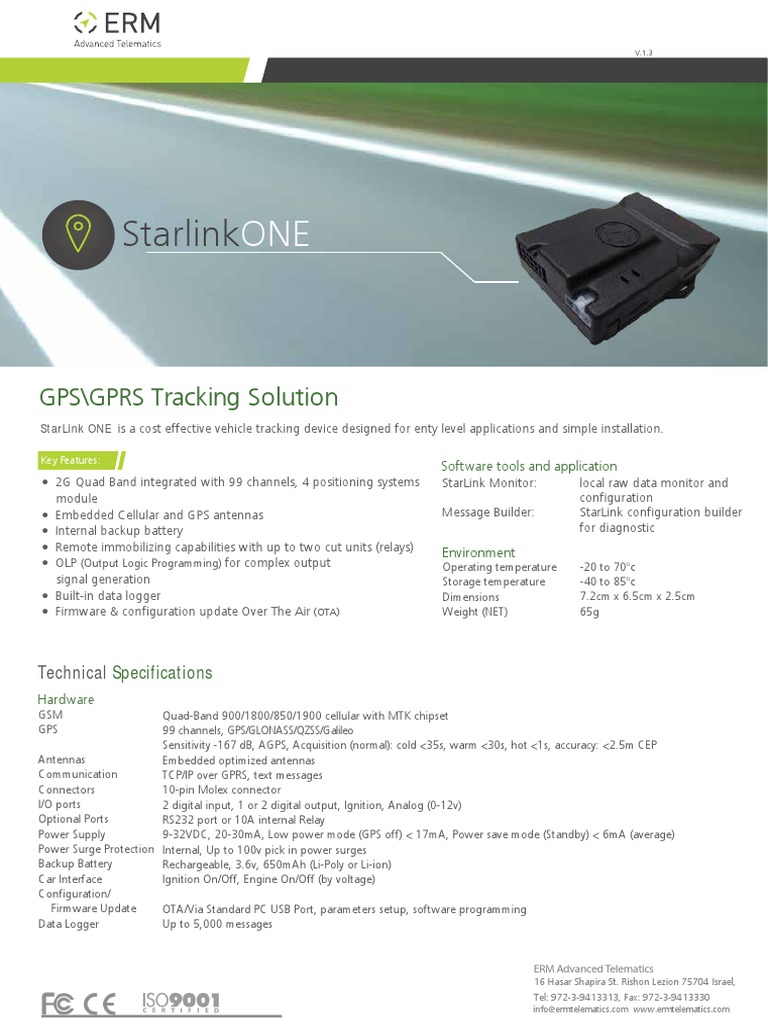 StarLink One - v1.3 | PDF