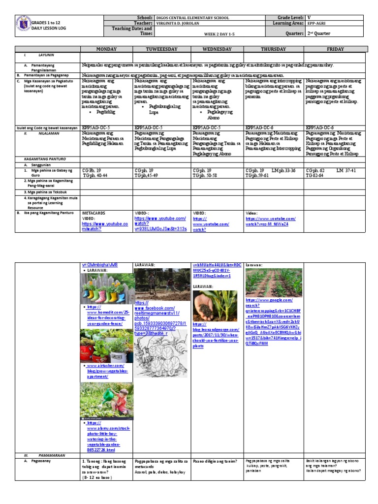 FINAL1-Grade 5 ELC EPP 5 Q2 WEEK 2_WORD | PDF
