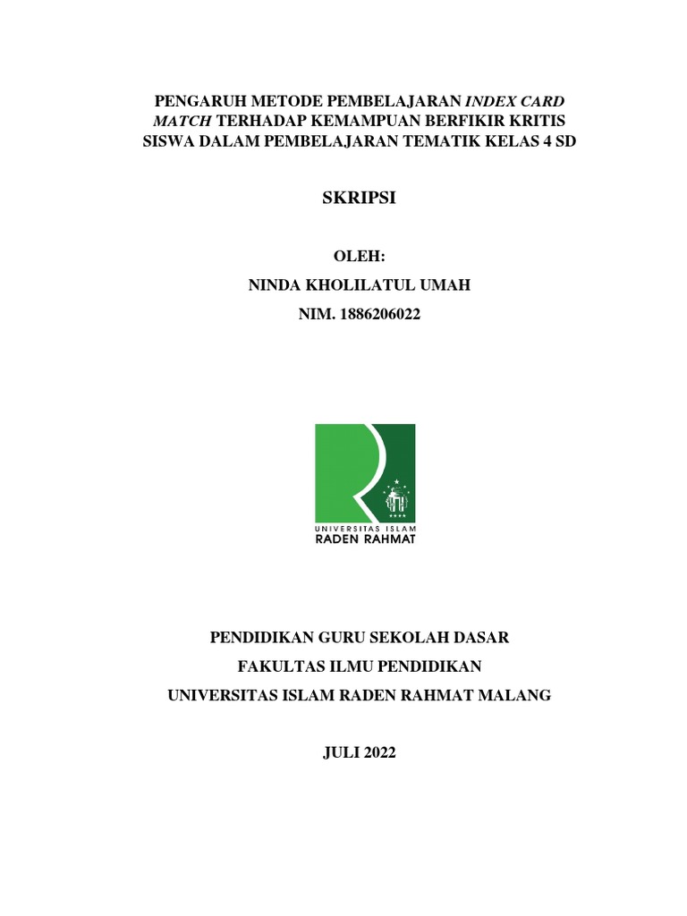 Skripsi Full 1-6 - Abstrak-Dapus | PDF | Seni