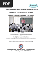 Micro Teaching Skills Components | PDF | Attention | Teachers