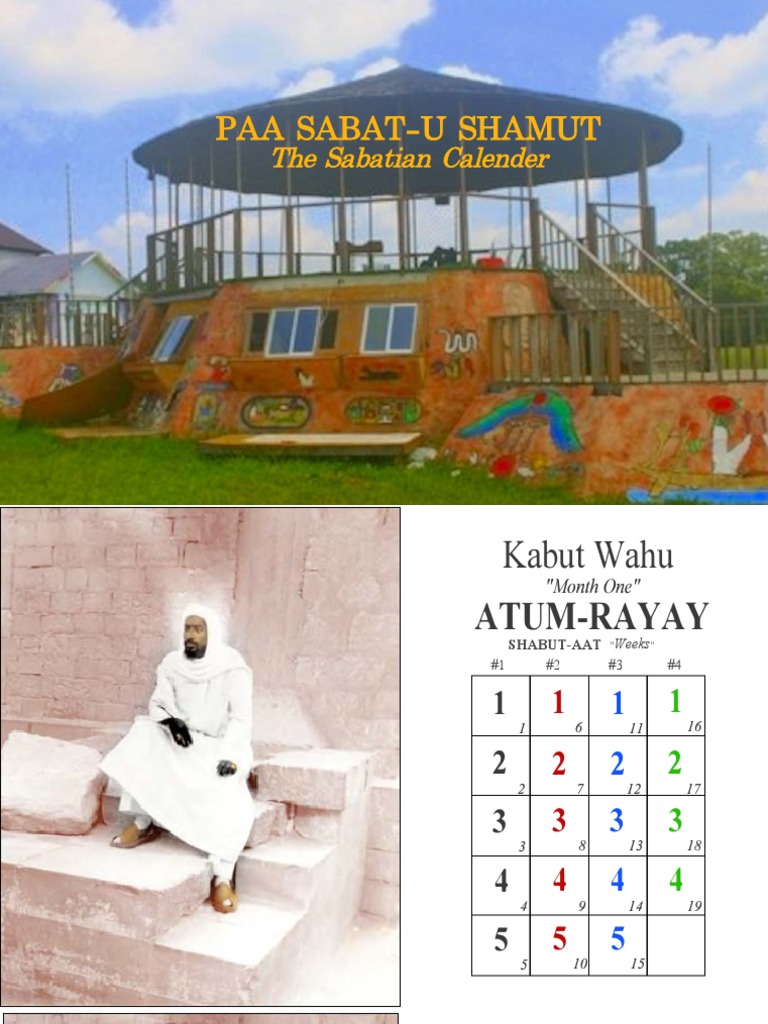 Wu Sabat Calendar | PDF